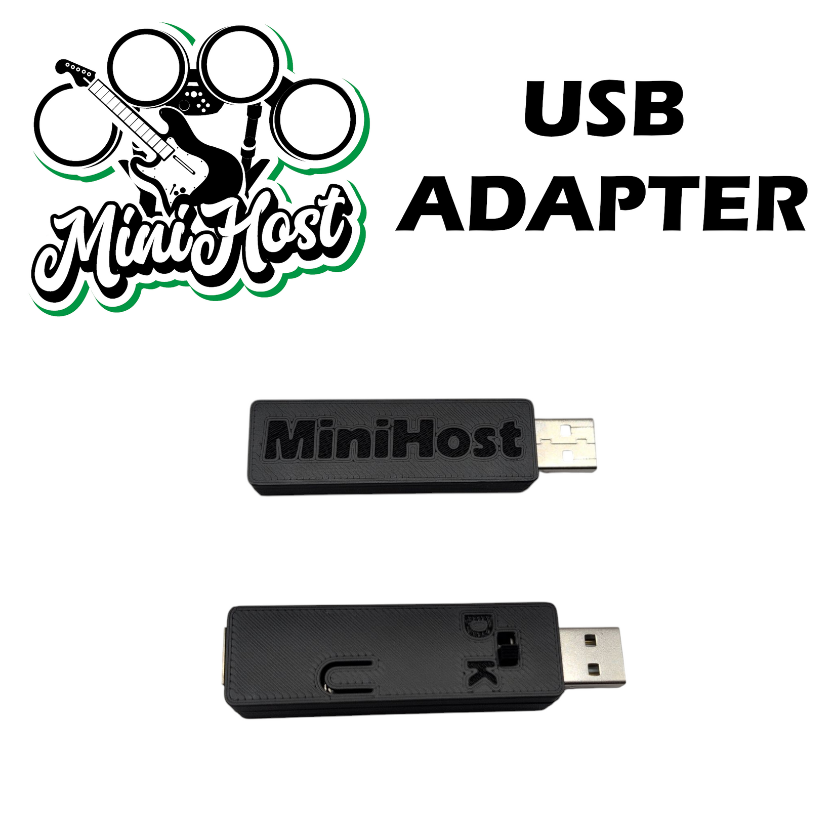 MiniHost - USB Adapter for Clone Hero, YARG, Guitar Hero, Rock Band, a ...