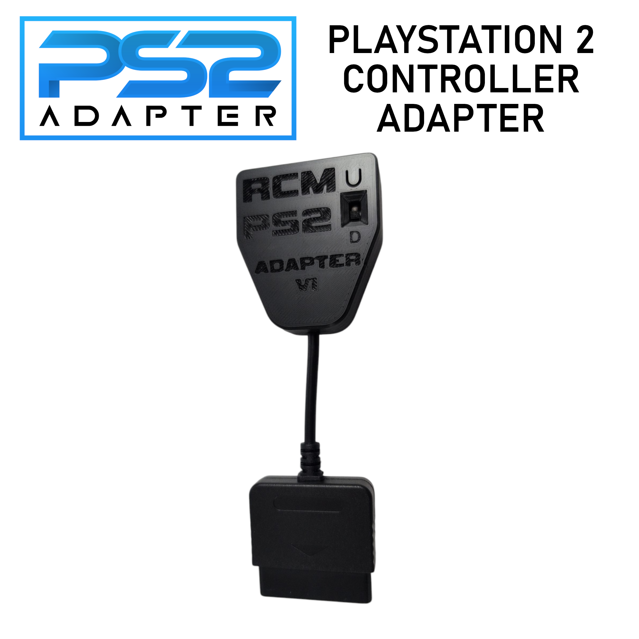 PS2 to USB Adapter for Guitar, Drum, Dancepad, and Gamepad Controllers ...
