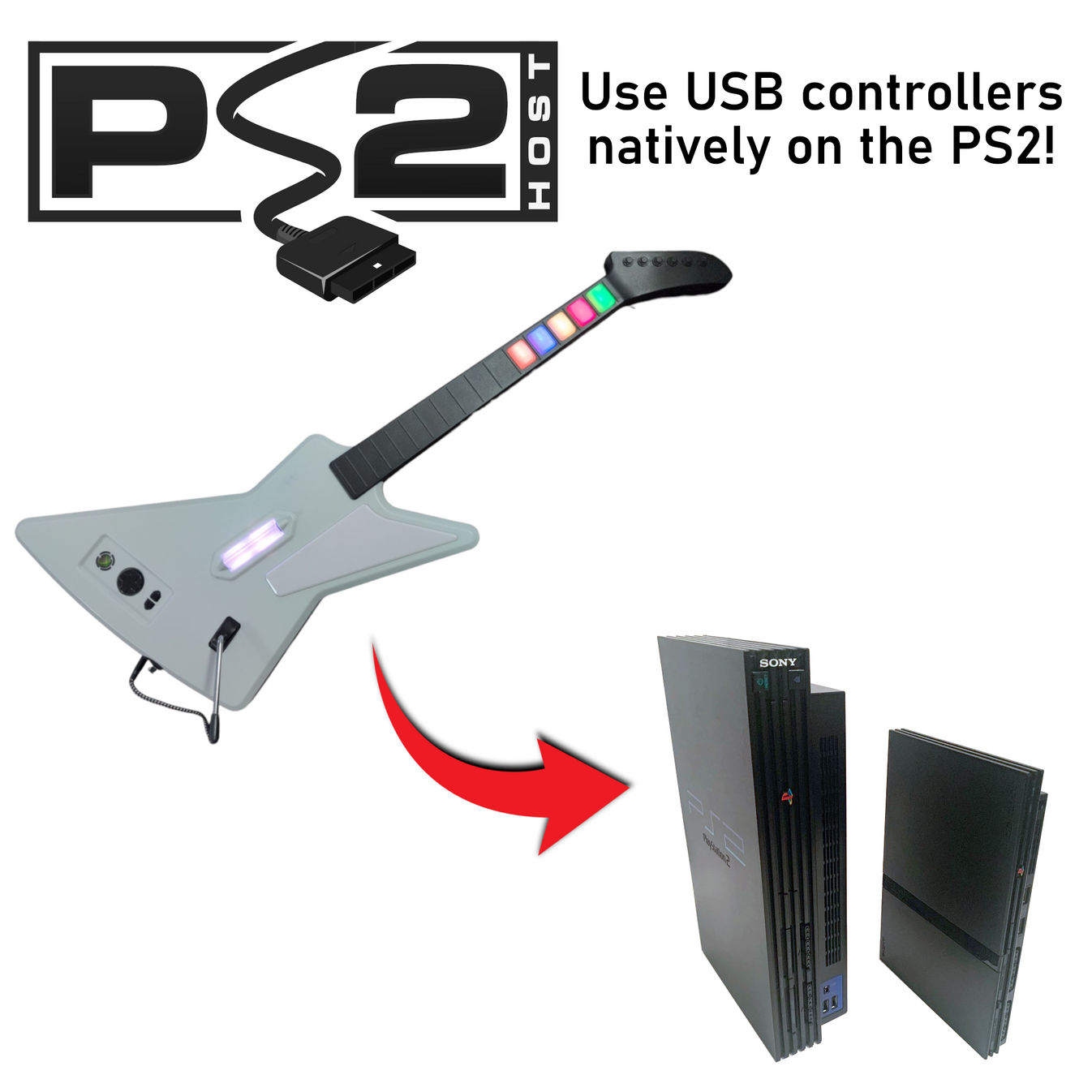 PS2 Host - USB to PS2 Controller Adapter – RetroCultMods.com